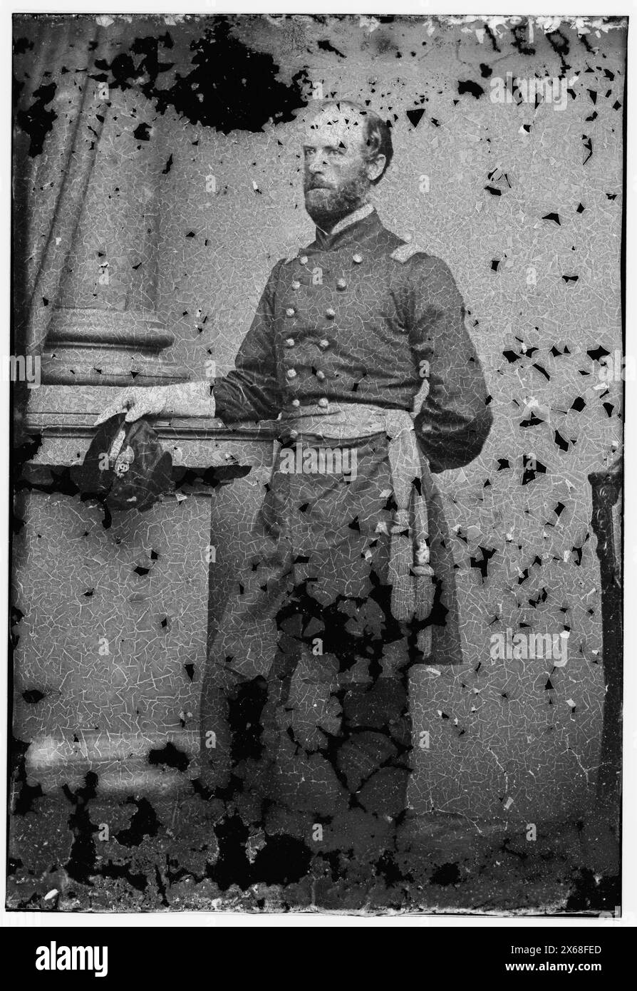 Maj. A.B. Watson, 8th Mich. Inf., Civil War Photographs 1861-1865 Stock ...
