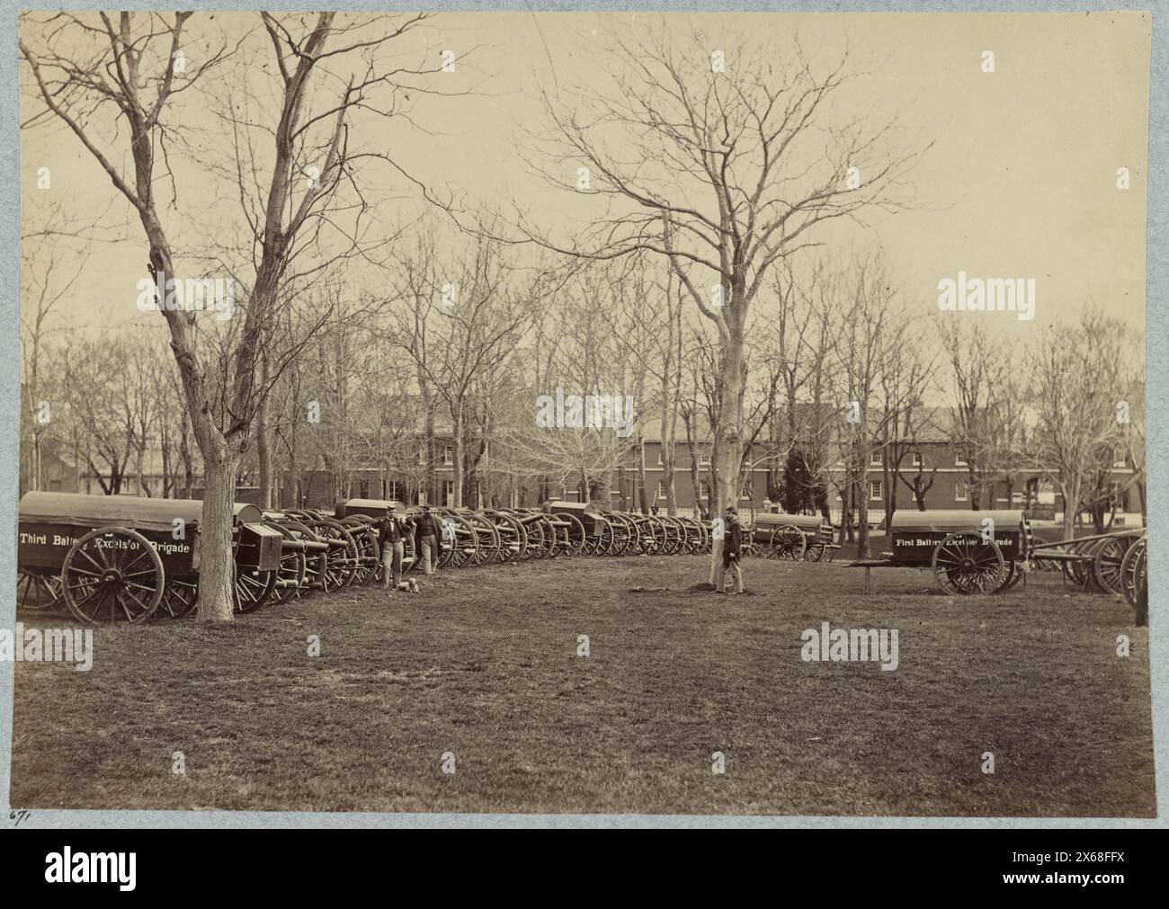 The Washington Arsenal , Washington, D.C., 1862. Park of artillery ...