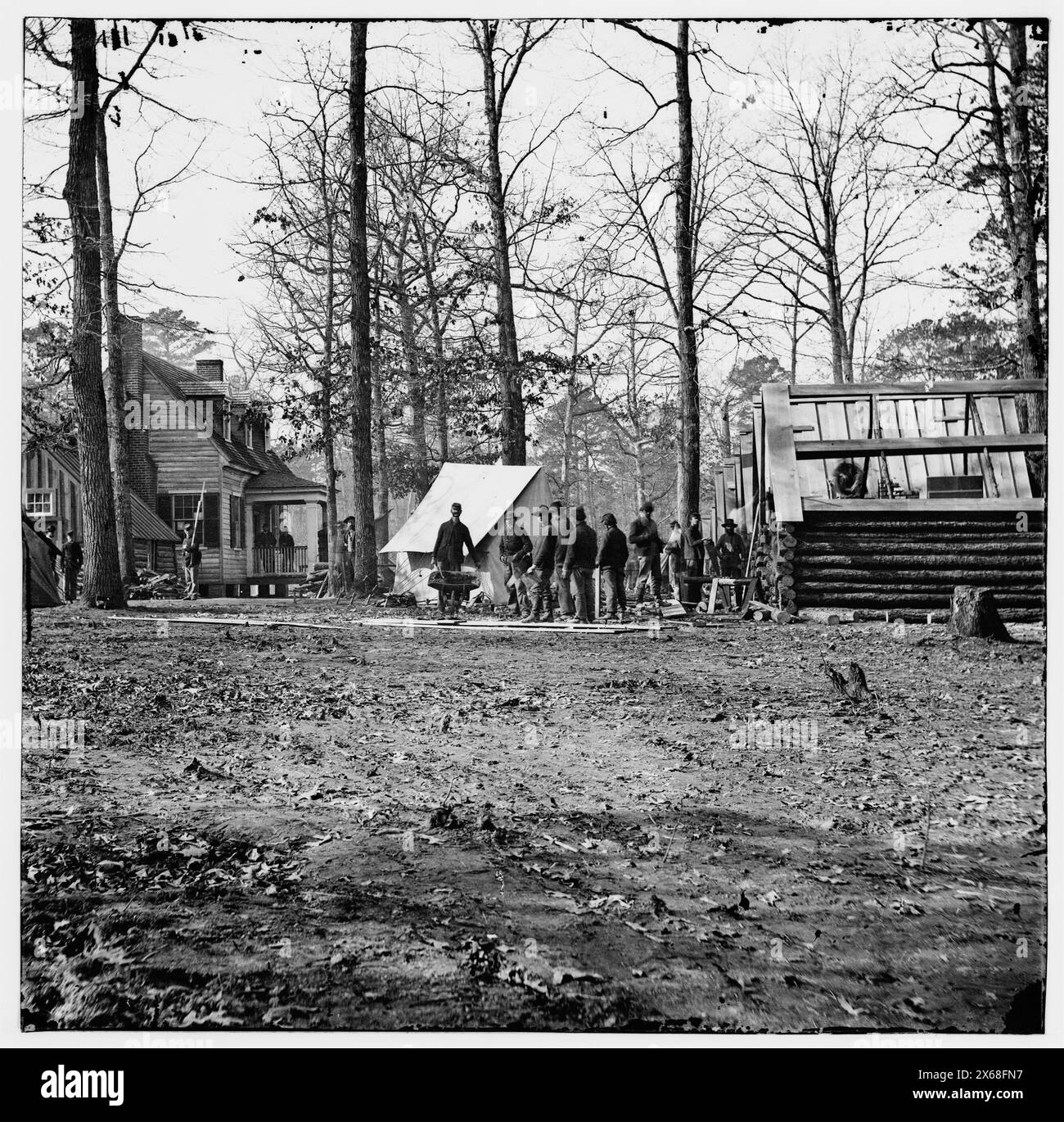 Bermuda Hundred, Virginia. Gen. Benjamin Butler's headquarters, Civil ...