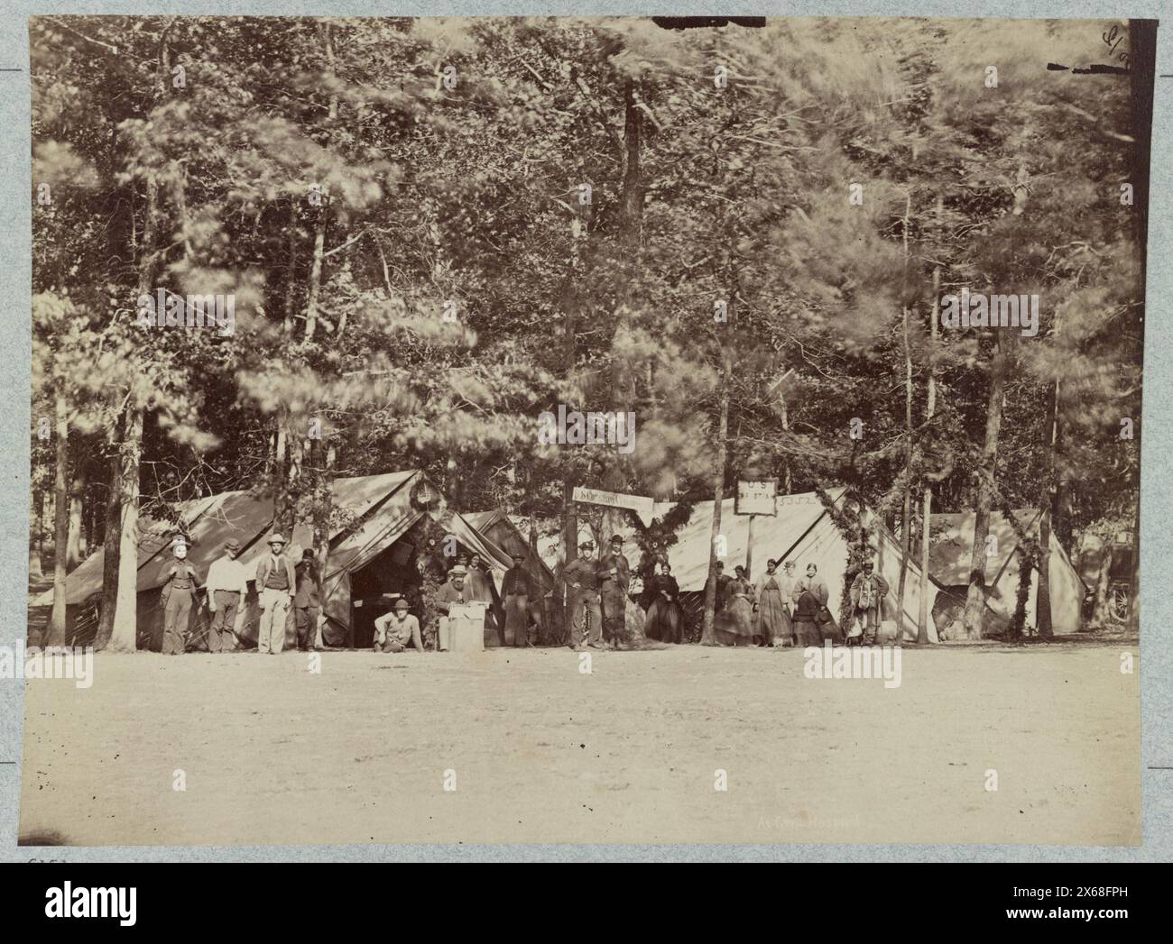 U.S. Cristian i.e. Christian Commission at Gettysburg General Hospital ...