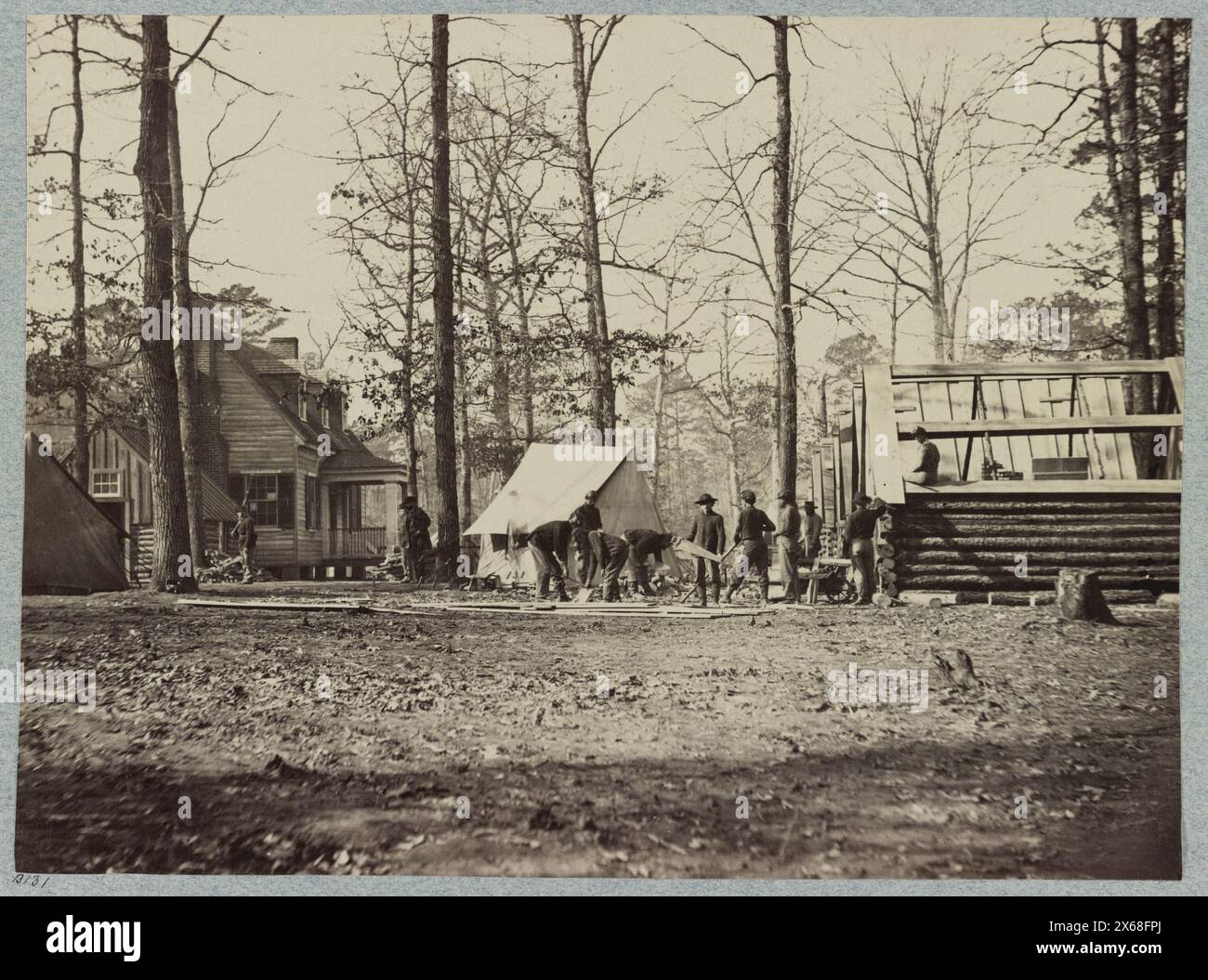 General Butler's Headquarters, Chapin's Farm, Civil War Photographs ...