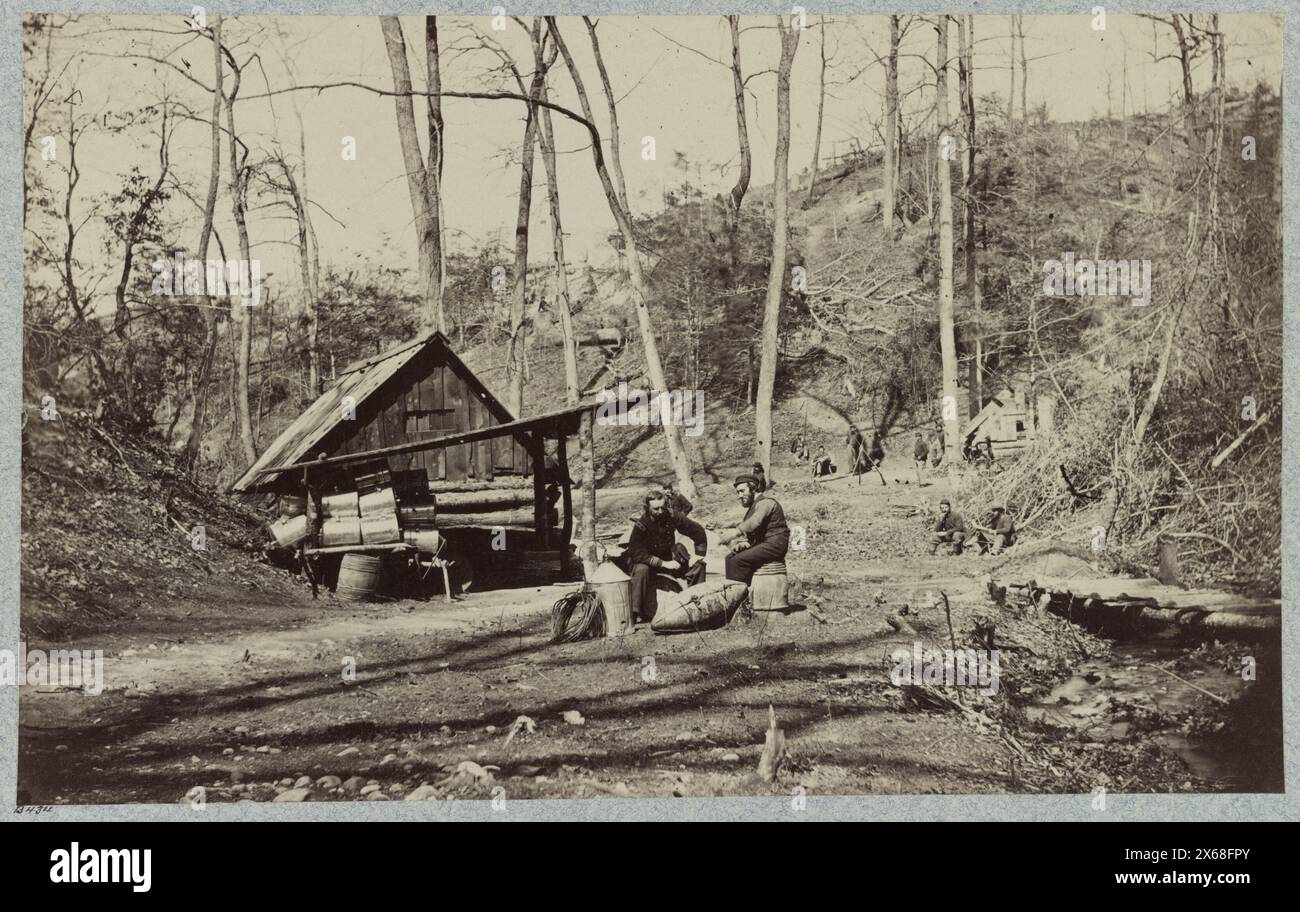 Torpedo Station, James River, Va. Prof. Maillefert and naval officers ...