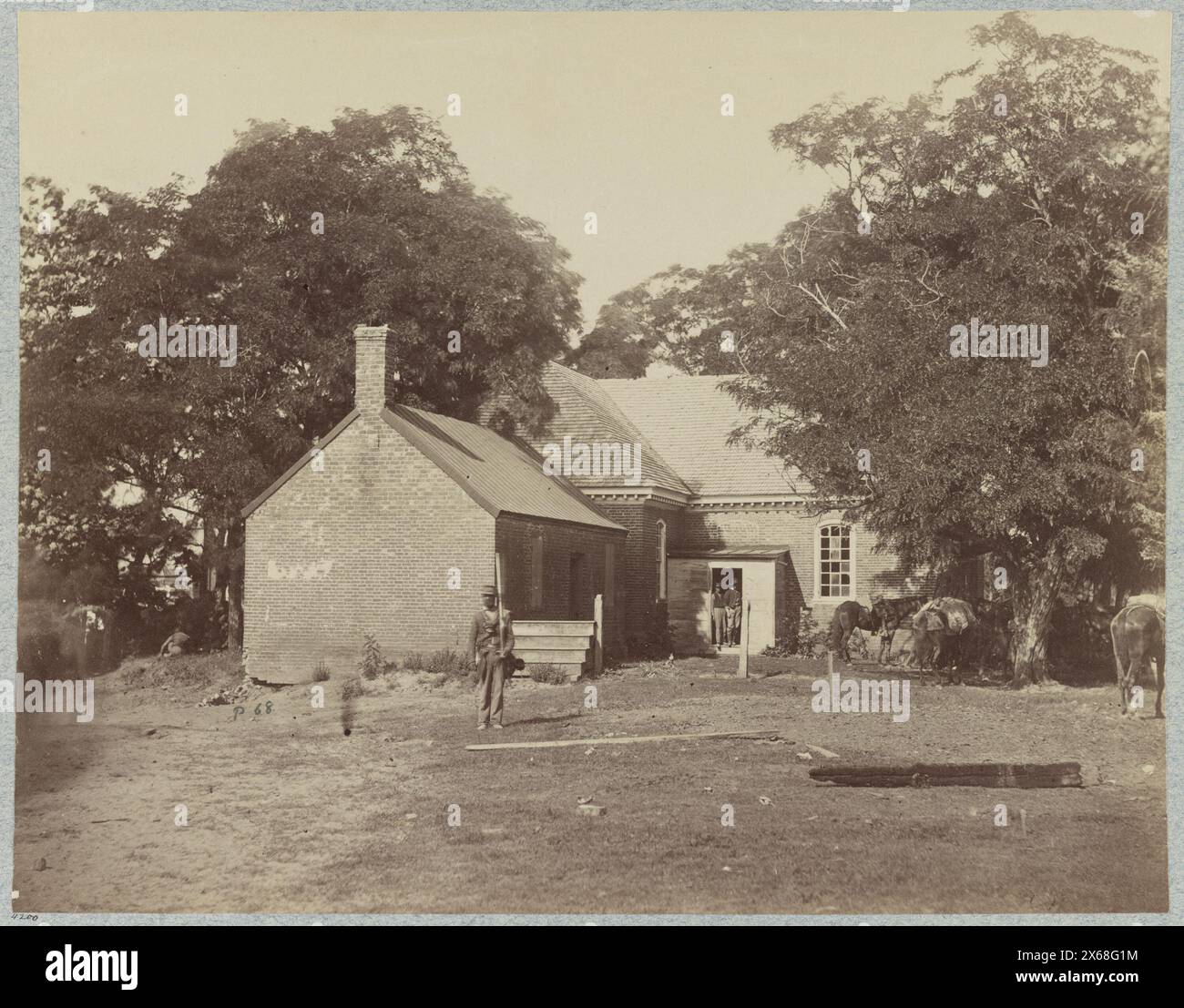 Charles City Court House, Va., Civil War Photographs 1861-1865 Stock ...