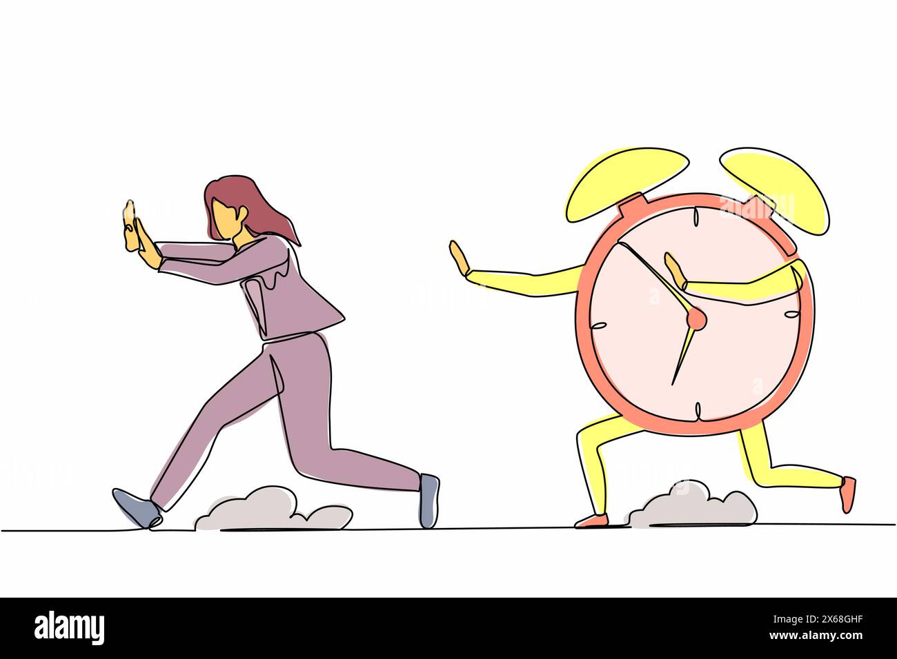 Awake and running Stock Vector Images - Alamy