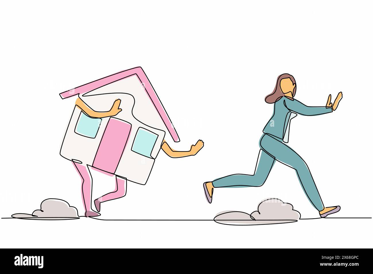 Scared architect Stock Vector Images - Alamy