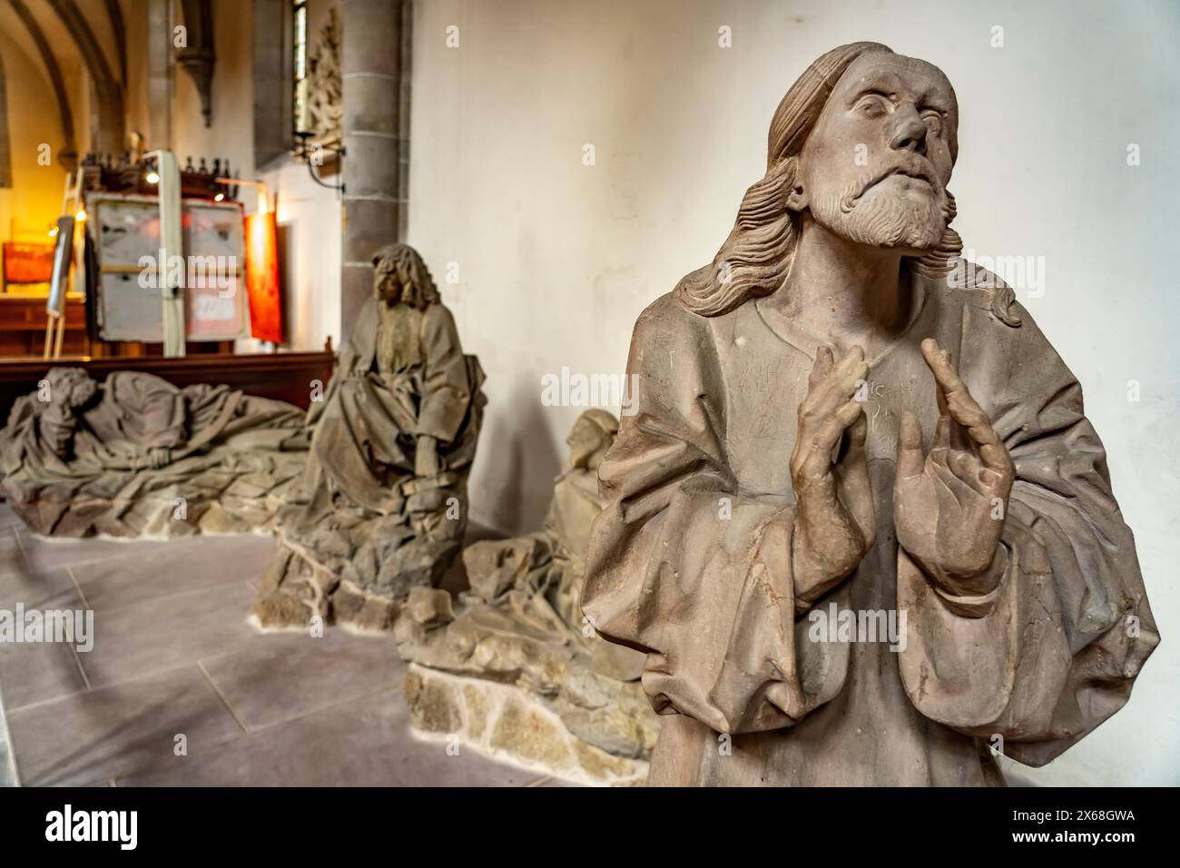 Sculpture group of the Roman Catholic church of St-Gregoire or St ...