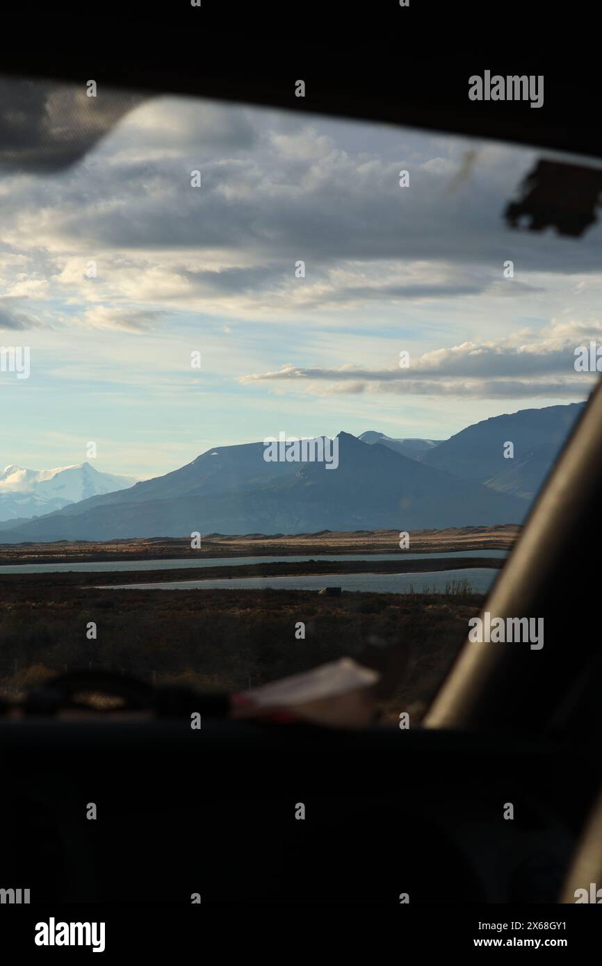 View from car window hi-res stock photography and images - Alamy
