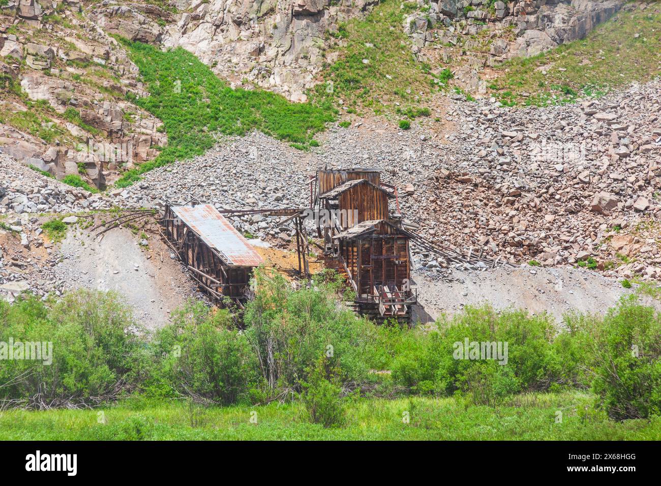 Abandoned Mining Shaft in Silverton, Colorado Stock Photo - Alamy