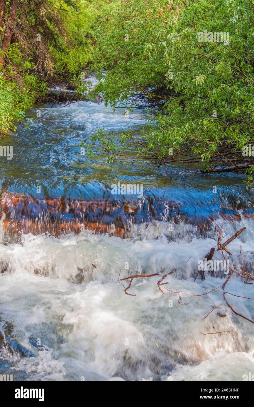 Blue River in Colorado Stock Photo - Alamy