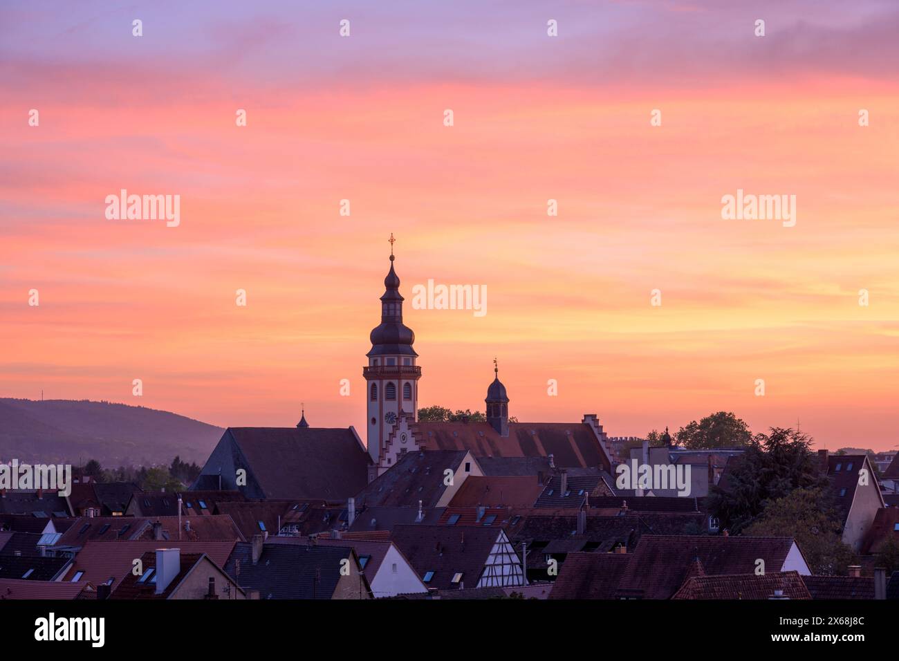 Germany, Karlsruhe, Durlach, View over the old town Stock Photo - Alamy