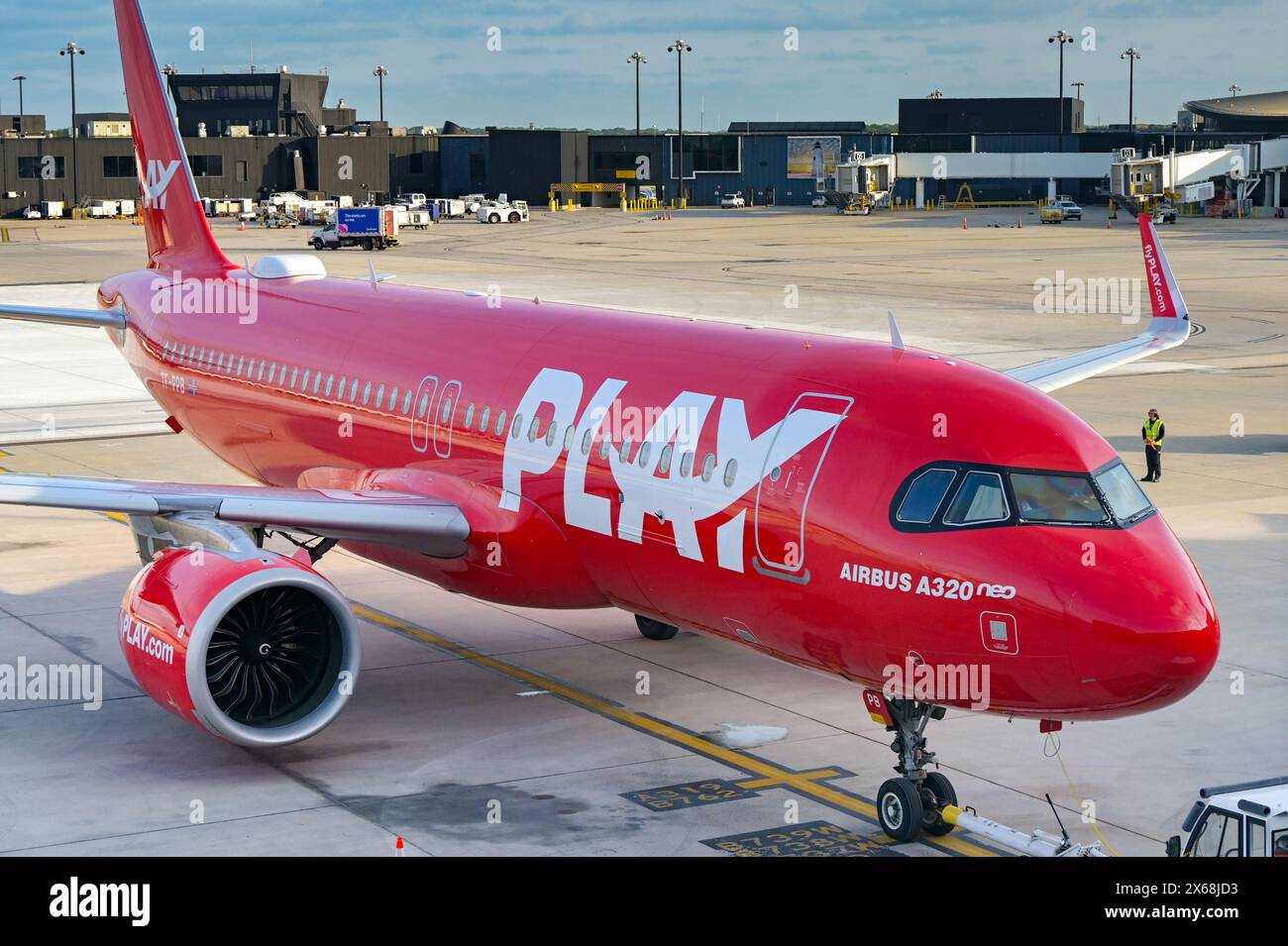 Baltimore, Maryland, USA - 3 May 2024: Airbus A320 Neo jet ...