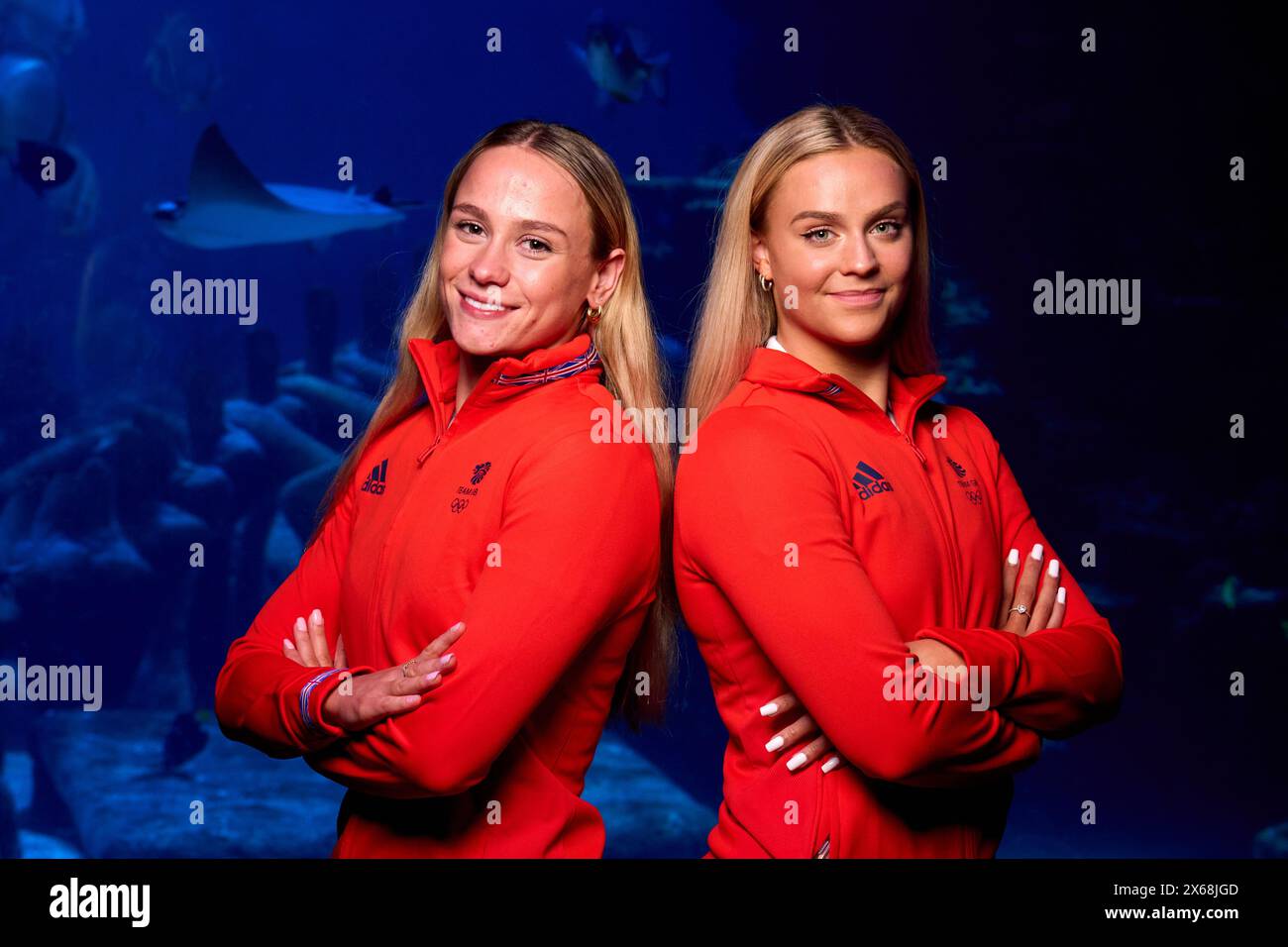 Great Britain's Izzy Thorpe (left) and Kate Shortman during the Paris ...