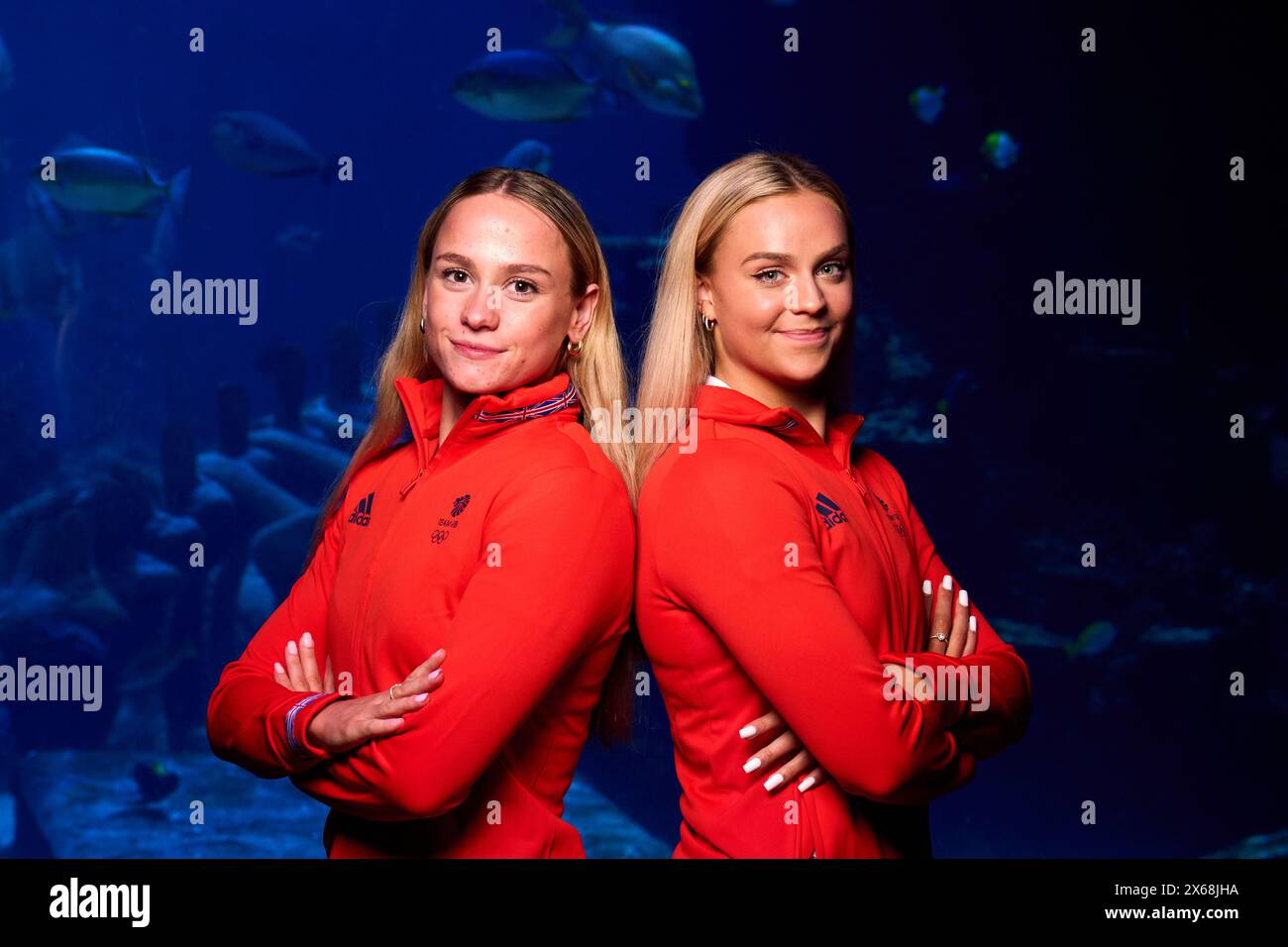 Great Britain's Izzy Thorpe (left) and Kate Shortman during the Paris ...