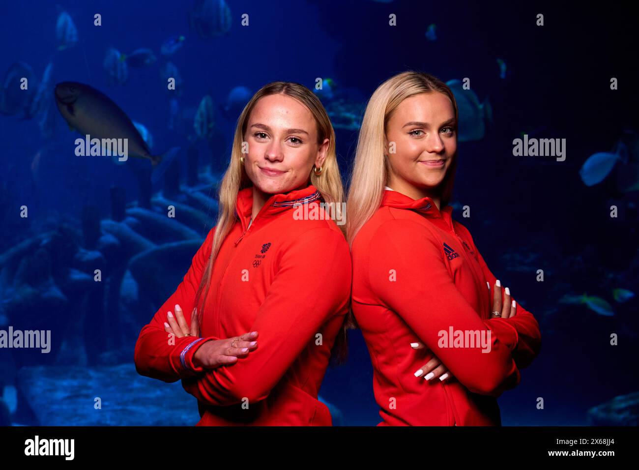 Great Britain's Izzy Thorpe (left) and Kate Shortman during the Paris ...