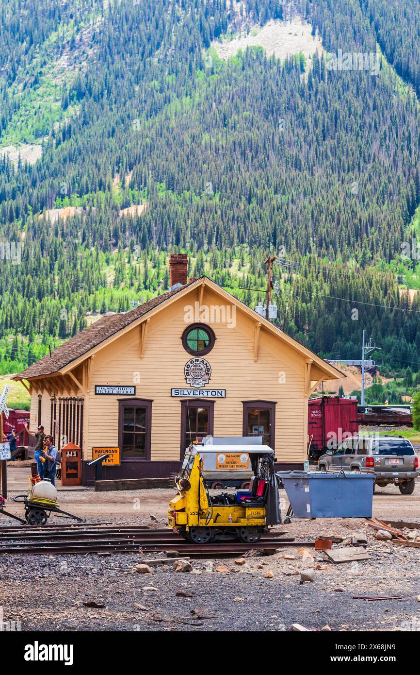 Tourist attractions in Silverton, Colorado Stock Photo - Alamy
