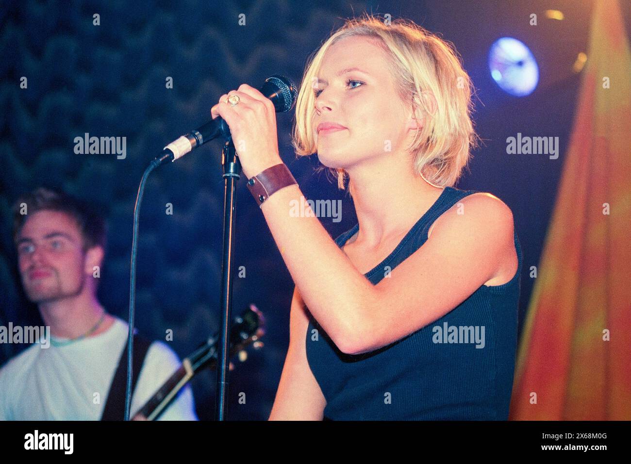 NINA PERSSON, YOUNG, THE CARDIGANS, 1996: A young Nina Persson of The ...