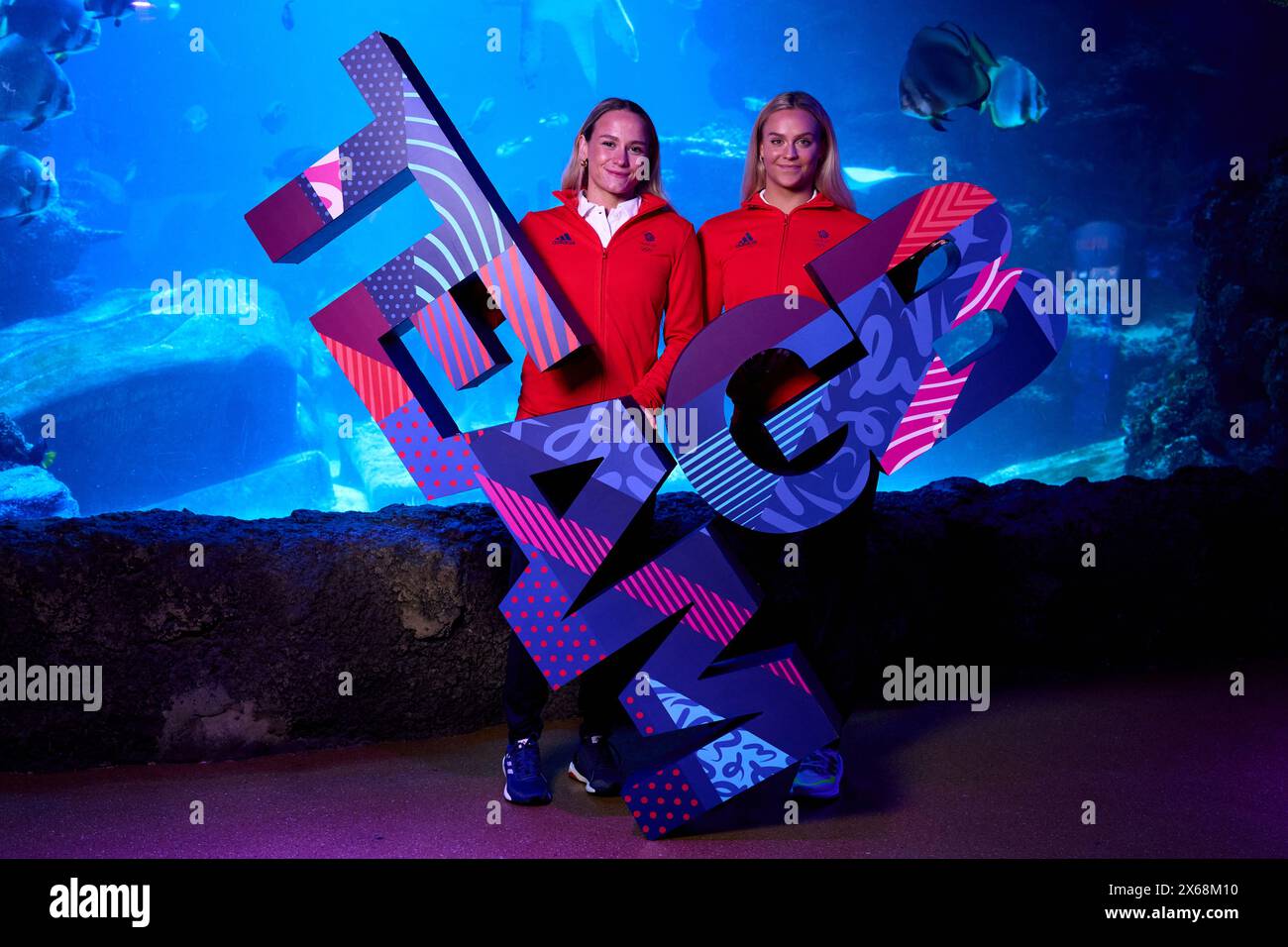 Great Britain's Izzy Thorpe (left) and Kate Shortman during the Paris ...