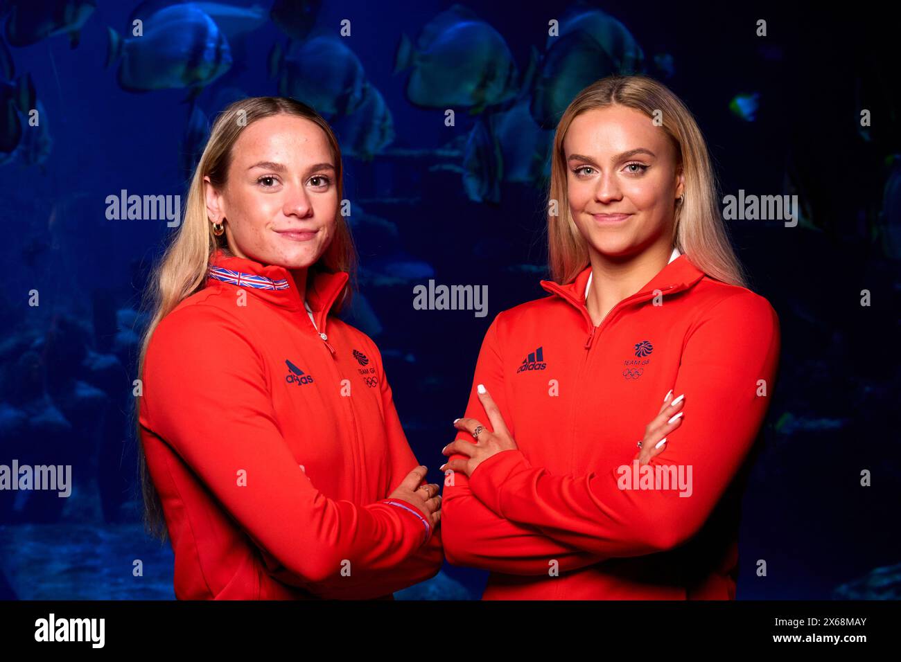 Great Britain's Izzy Thorpe (left) and Kate Shortman during the Paris ...