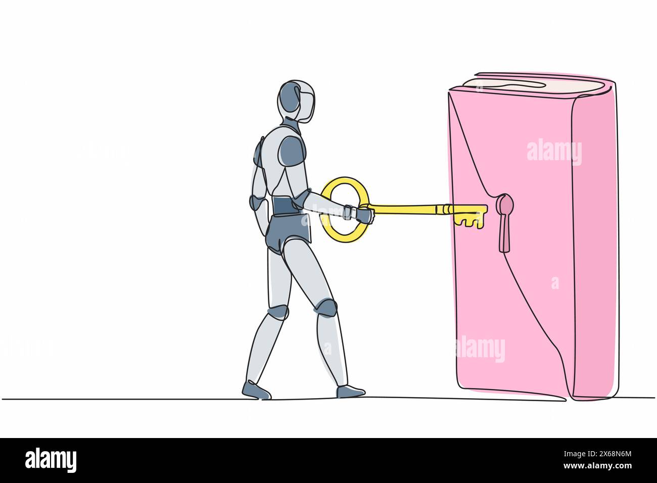 Unlock technology future Cut Out Stock Images & Pictures - Alamy