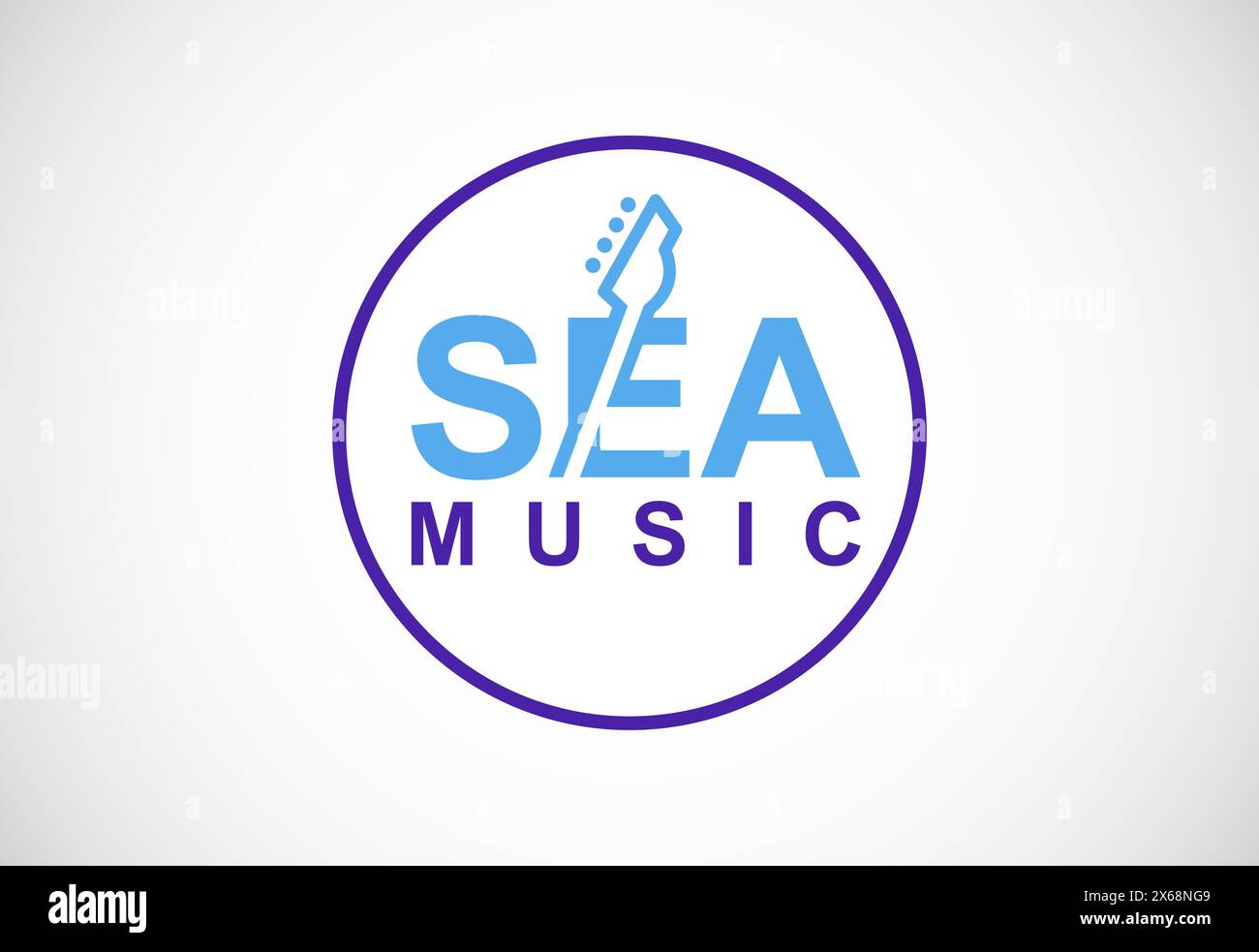 Sea music wave logo design template. Beach party logo Stock Vector ...