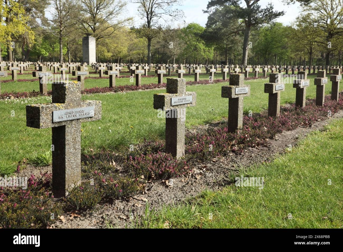 The Lommel German World War 2 Cemetery, final resting place of over ...