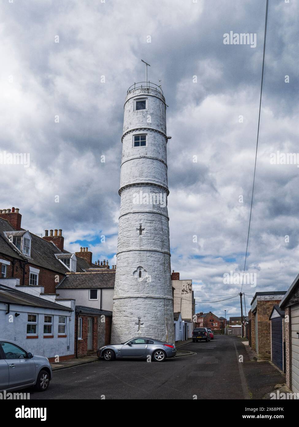 Blyth High Lighthouse, which is now around 100 metres inland, was ...