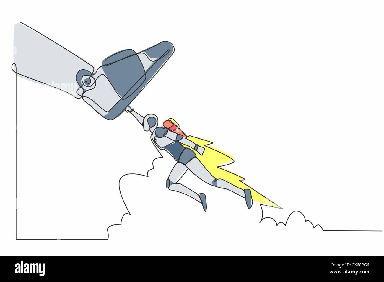 Large commercial robot Stock Vector Images - Alamy