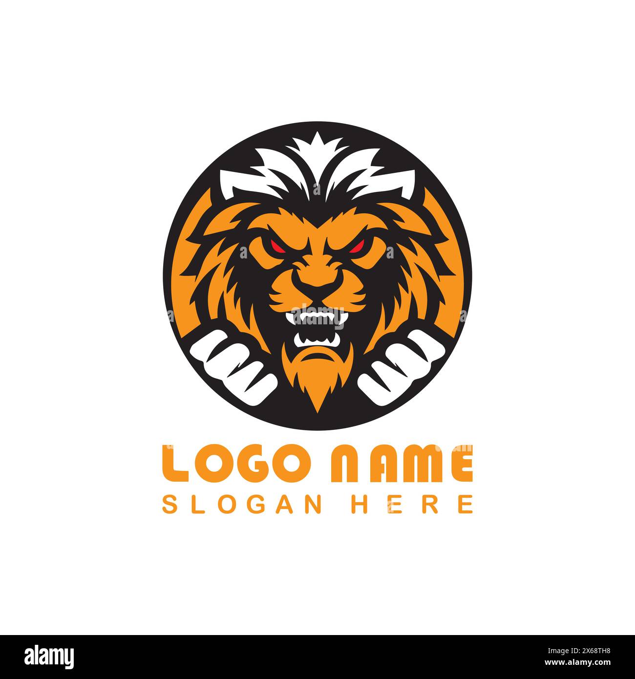 Lion design vector vectors hi-res stock photography and images - Alamy