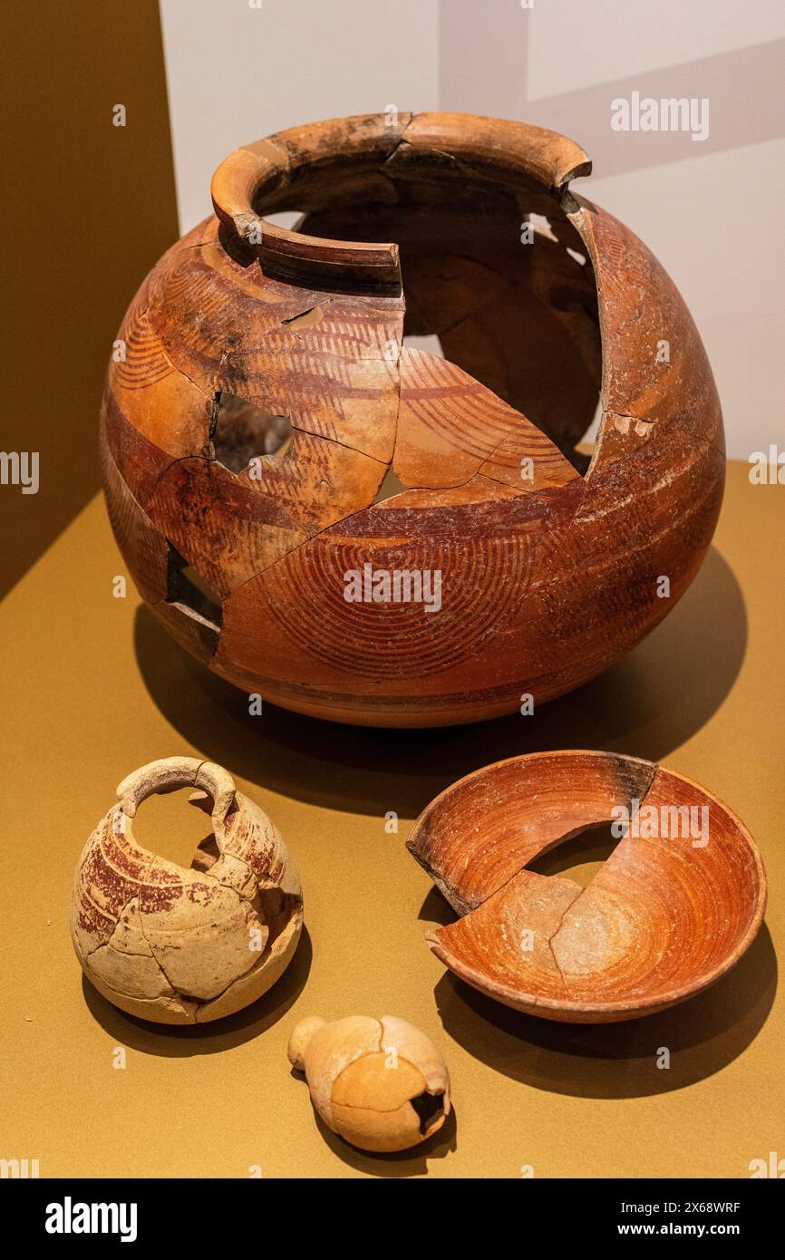 ceramic containers for consumption, Iberian Museum of Jaén, Andalusia ...