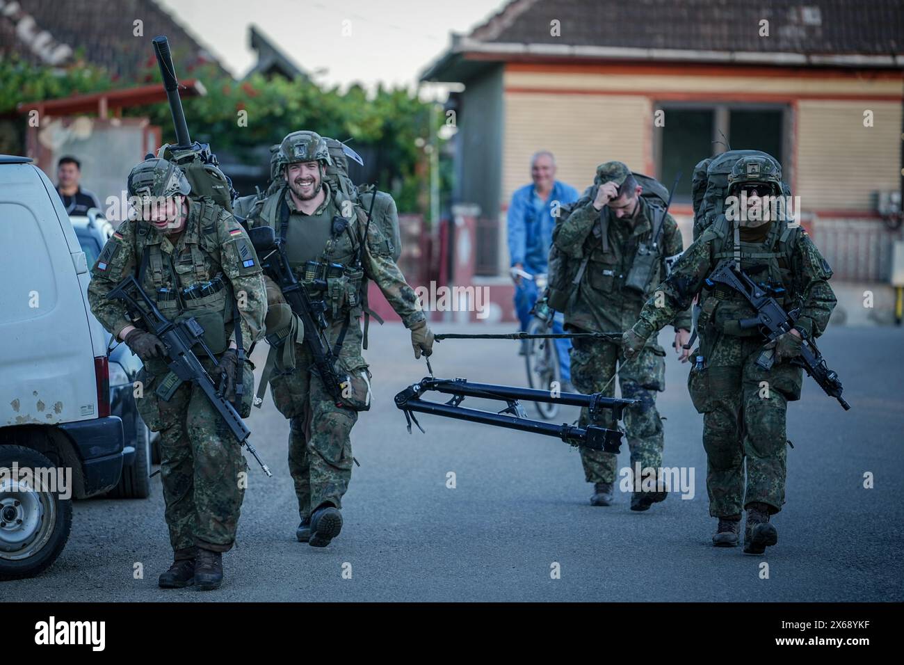 Campia Turzii, Romania. 13th May, 2024. Bundeswehr paratroopers from ...