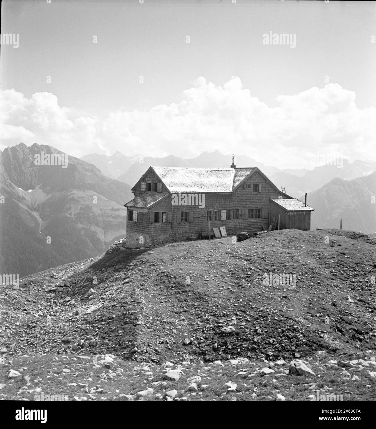 The Hermann von Barth Hütte is the highest mountain hut in the Allgäu ...