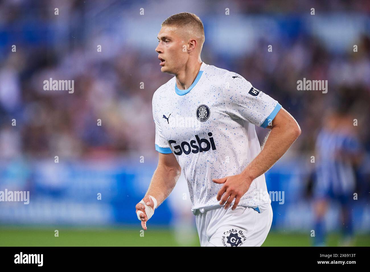 Artem Dovbyk of Girona FC looks on during the LaLiga EA Sports match ...