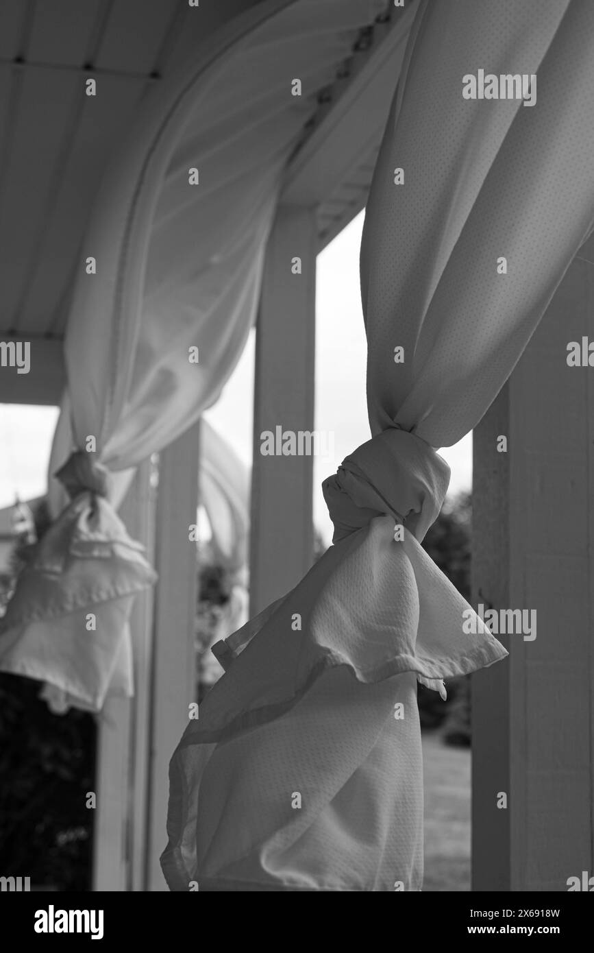Curtains in the Wind Stock Photo - Alamy