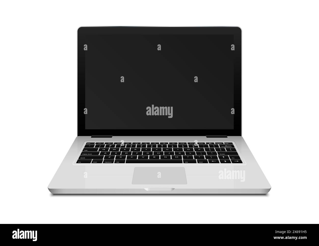 Vector laptop screen background computer isolated notebook. Open laptop ...