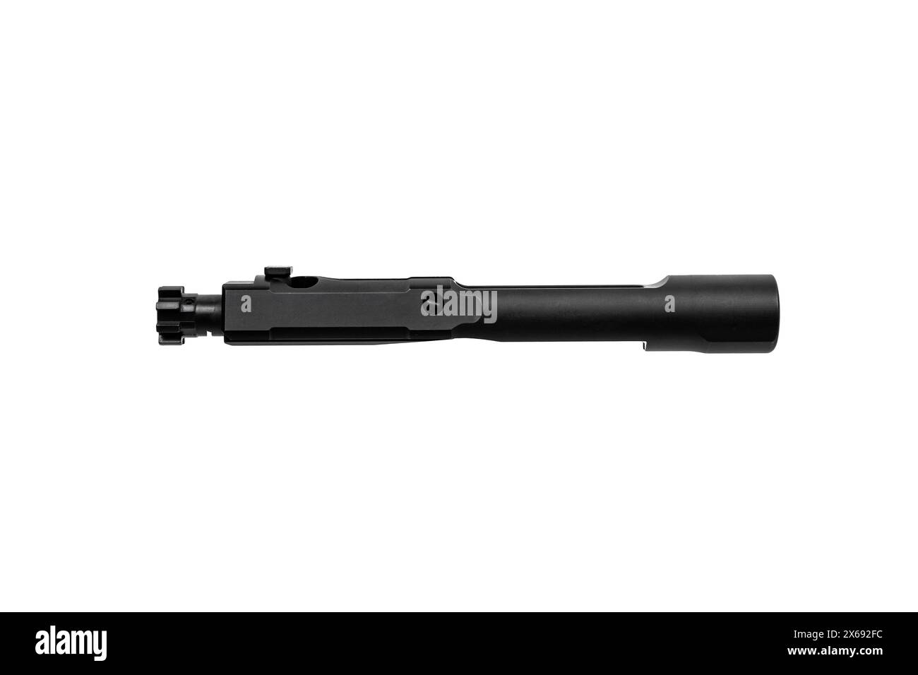 5.56 mm Assault Rifle Bolt isolated on white background Stock Photo - Alamy