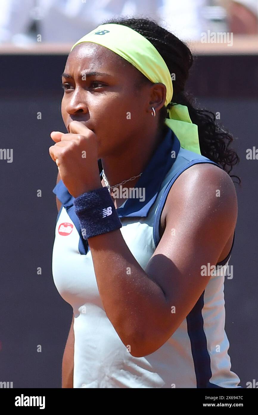 Rome, Italy. 13th May, 2024. Coco Gauff during the Internazionali BNL d ...