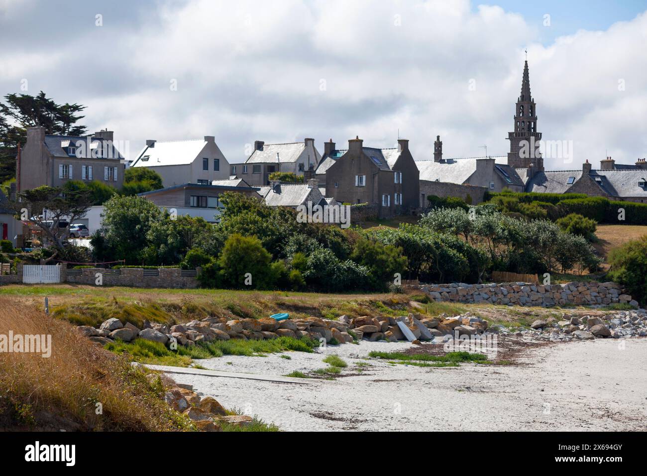 The 16th century church of Saint-Budoc, dedicated to Saint Budoc ...