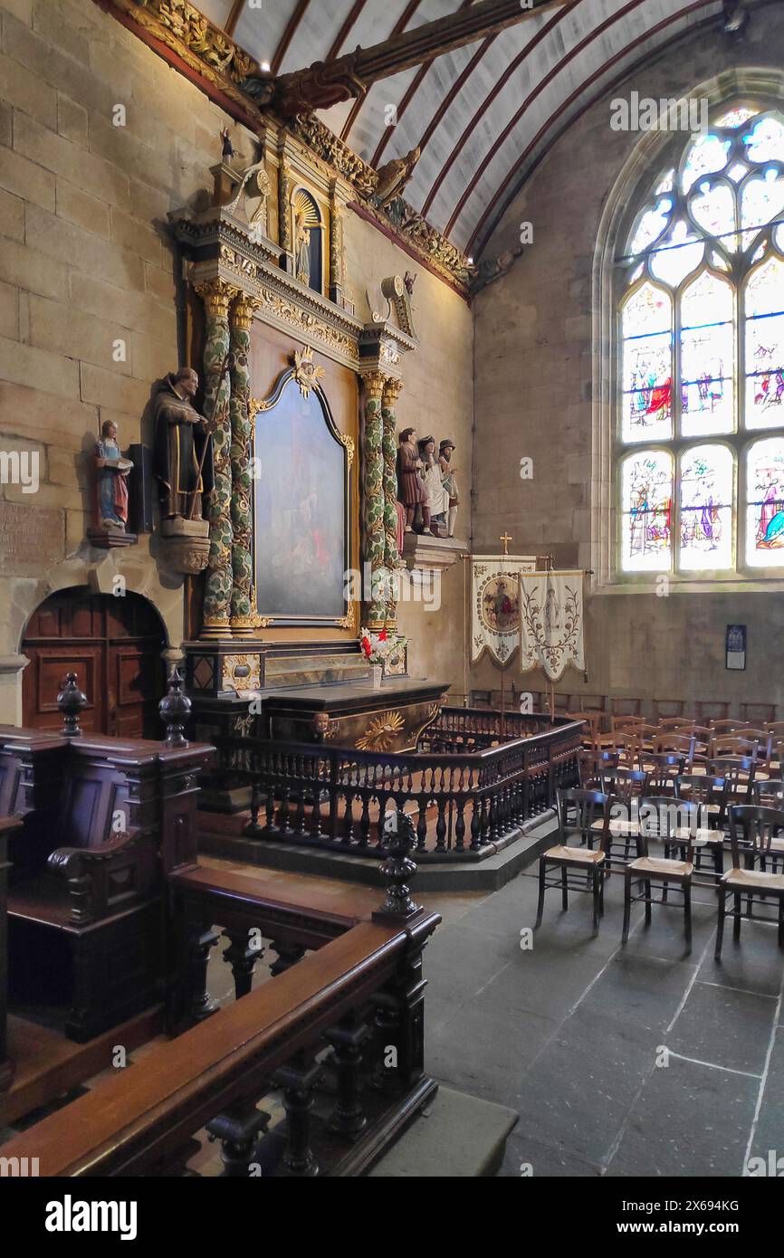 The Retable of the Dead or Retable of the Sacred Heart, dating from the ...