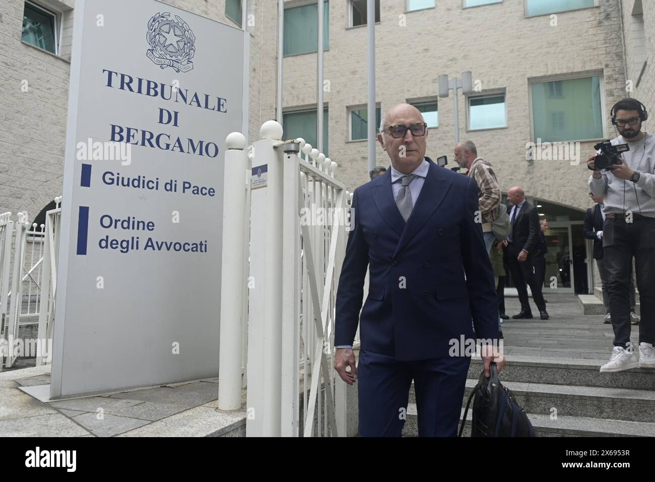 Bergamo, Italia. 13th May, 2024. Claudio Salvagni ( avvocato Bossetti ...