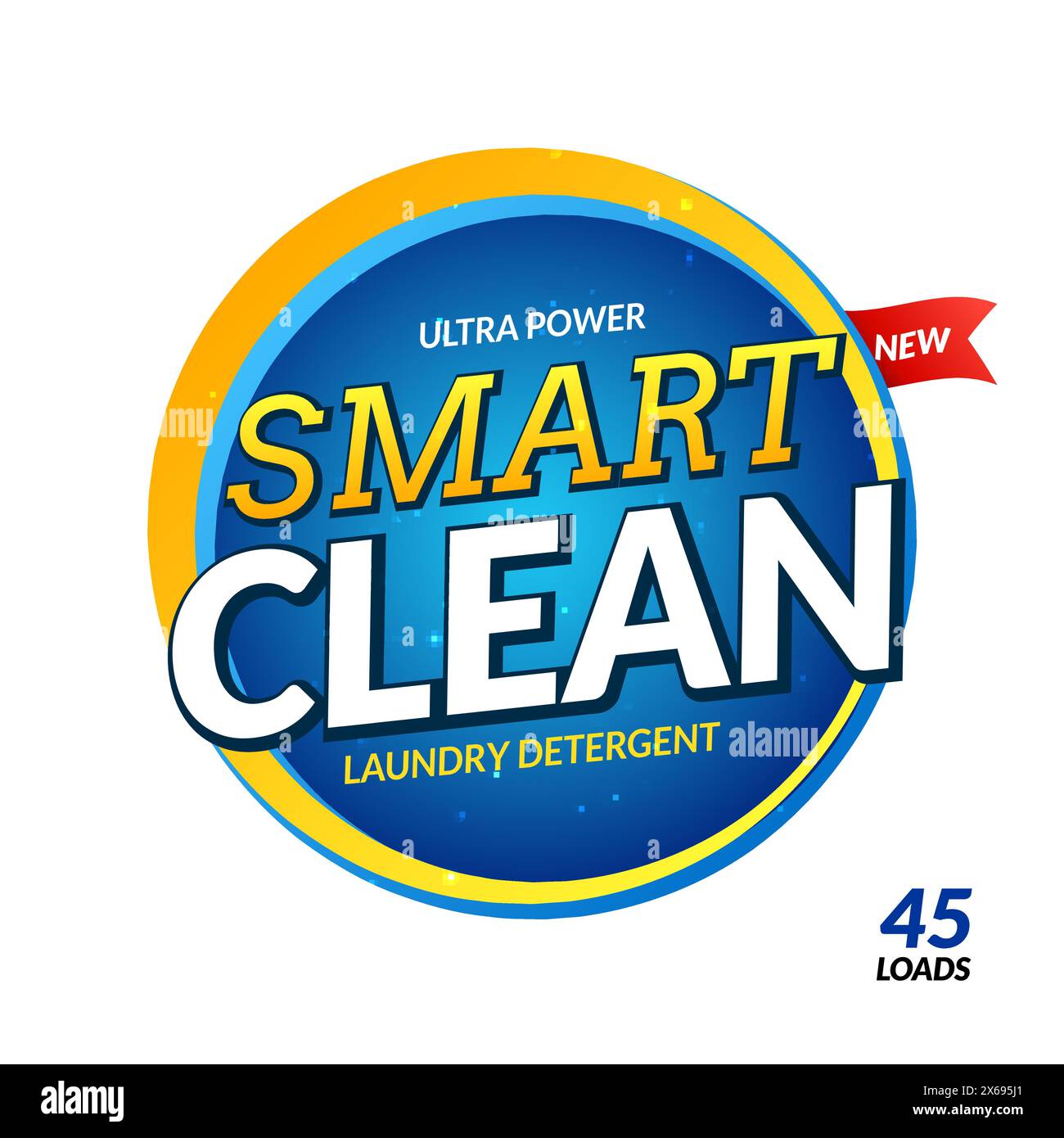 Clean laundry detergent design wash powder. Laundry cleaner soap ...