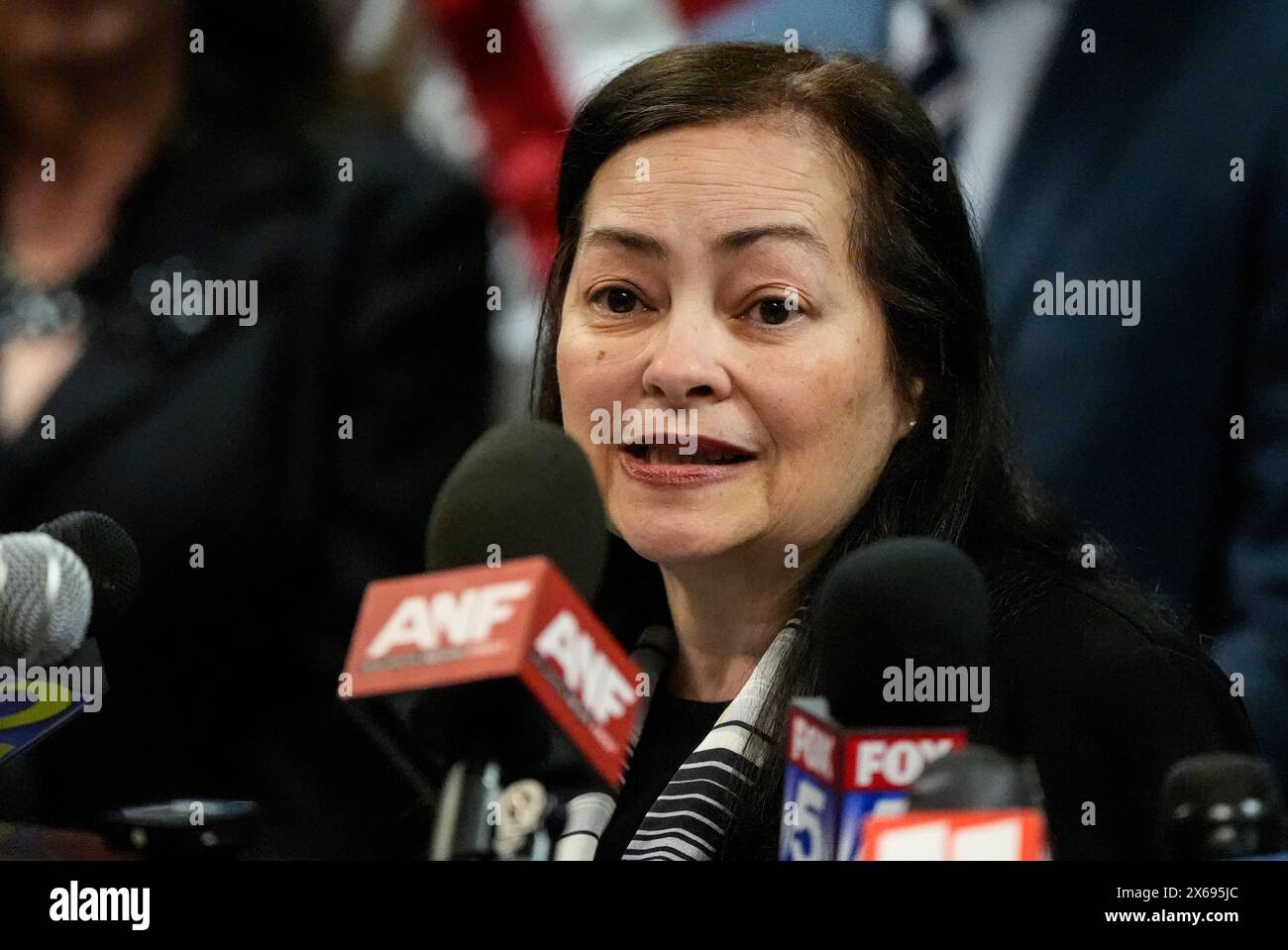 Deborah Gonzalez, District Attorney, Western Judicial Circuit, speaks ...