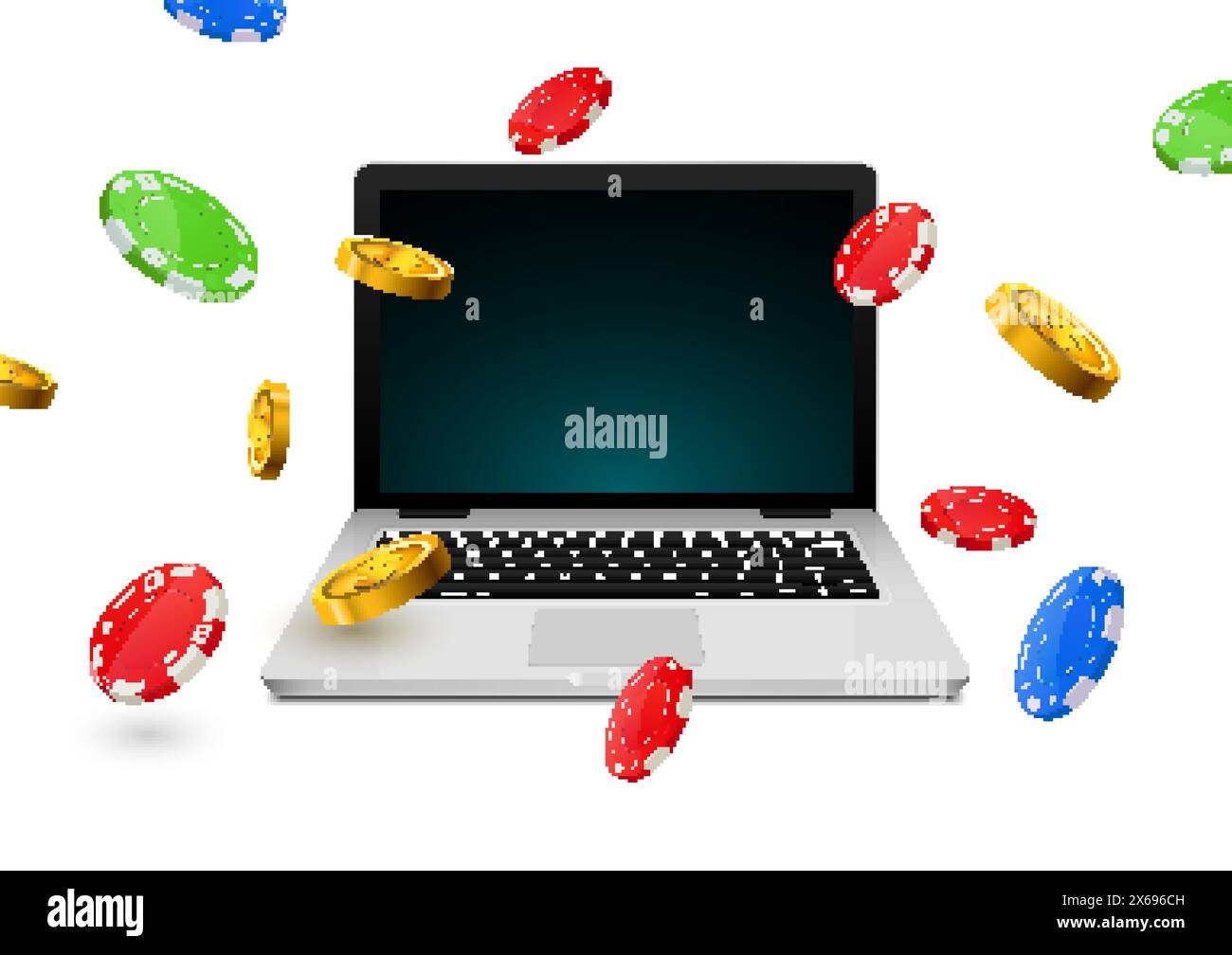 Online gambling phone jackpot Cut Out Stock Images & Pictures - Alamy