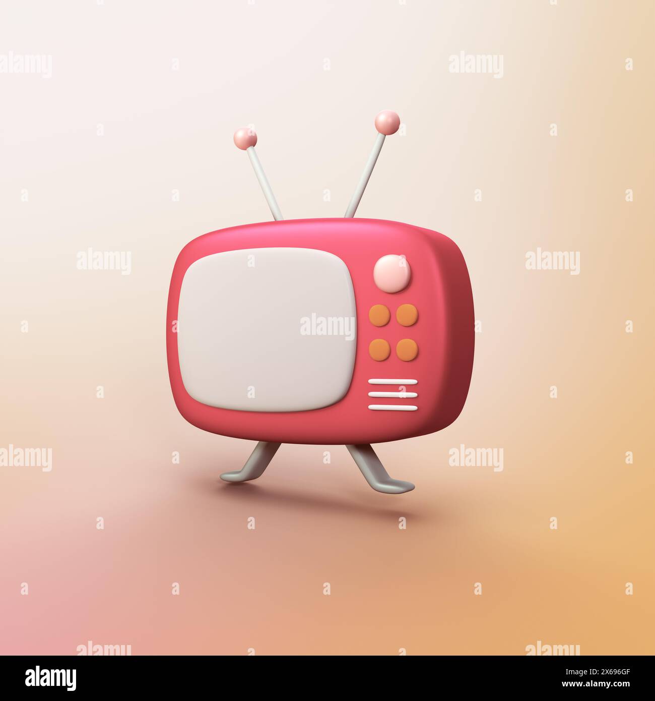 Old school television hi-res stock photography and images - Alamy