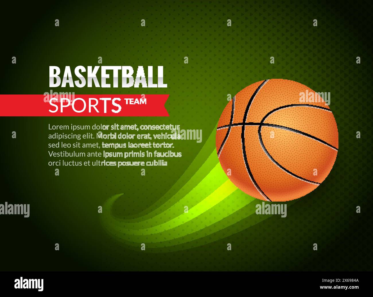 Basketball poster sport flyer. Vector basketball tournament league ...
