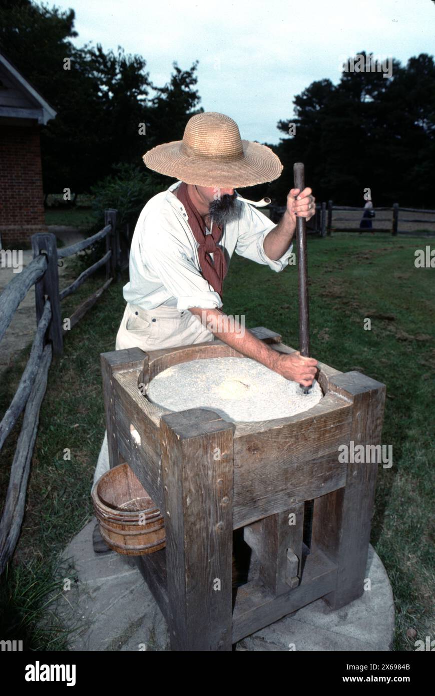 Williamsburg, VA. U.S.A. 9/1987. America’s 18th Century 301-acre living ...