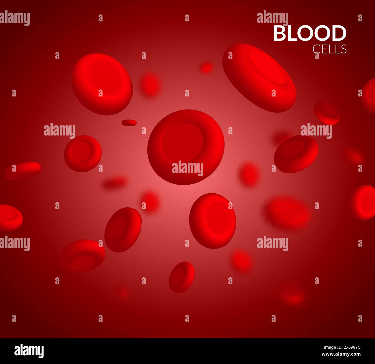 Vector vein blood red cell. Biology medical genetic health. Macro ...