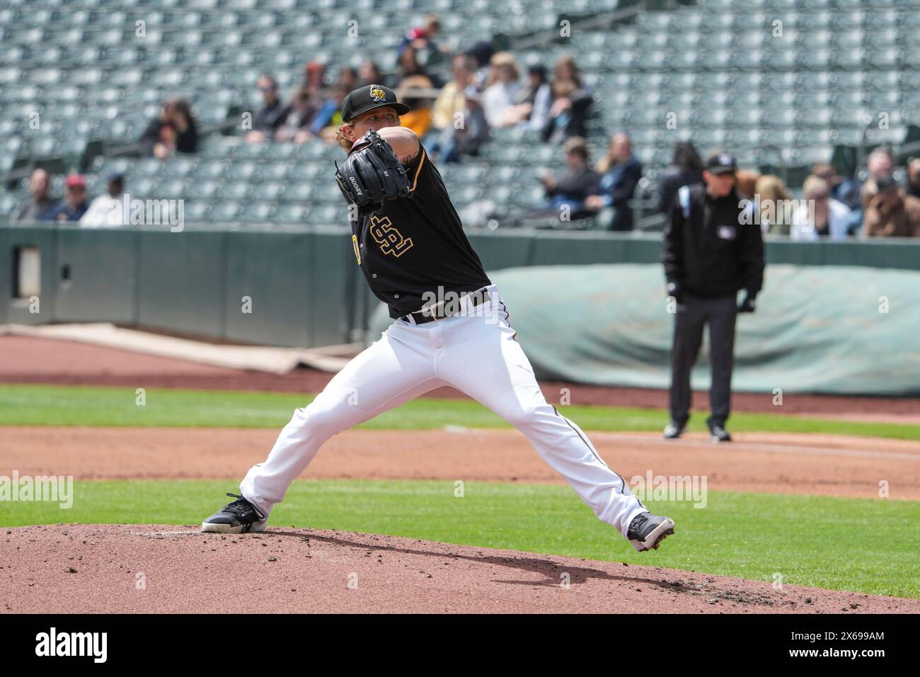 Salt Lake UT, USA. 8th May, 2024. Salt Lake pitcher Zach Plesac (20 ...