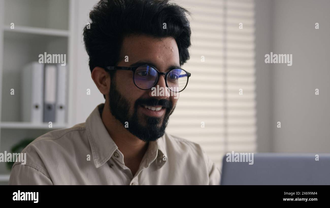 Indian male programmer standing hi-res stock photography and images - Alamy