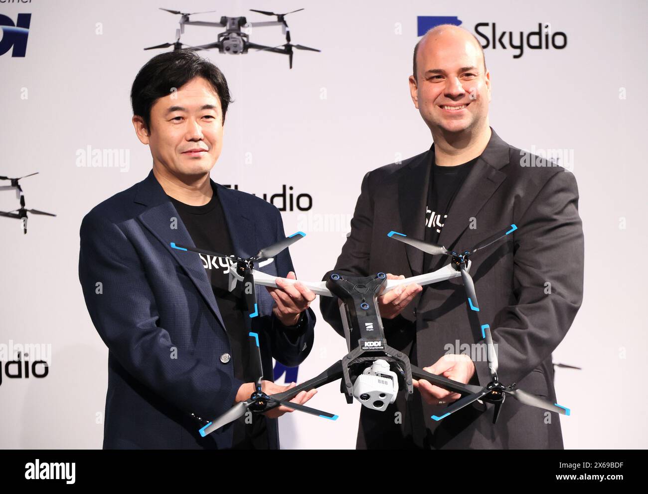 Tokyo, Japan. 13th May, 2024. KDDI executive officer Hiromichi Matsuda ...
