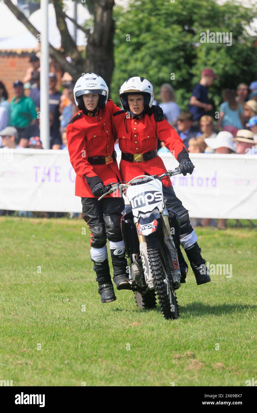 11th May 2024 Imps motorcycle display team preforming at the ...